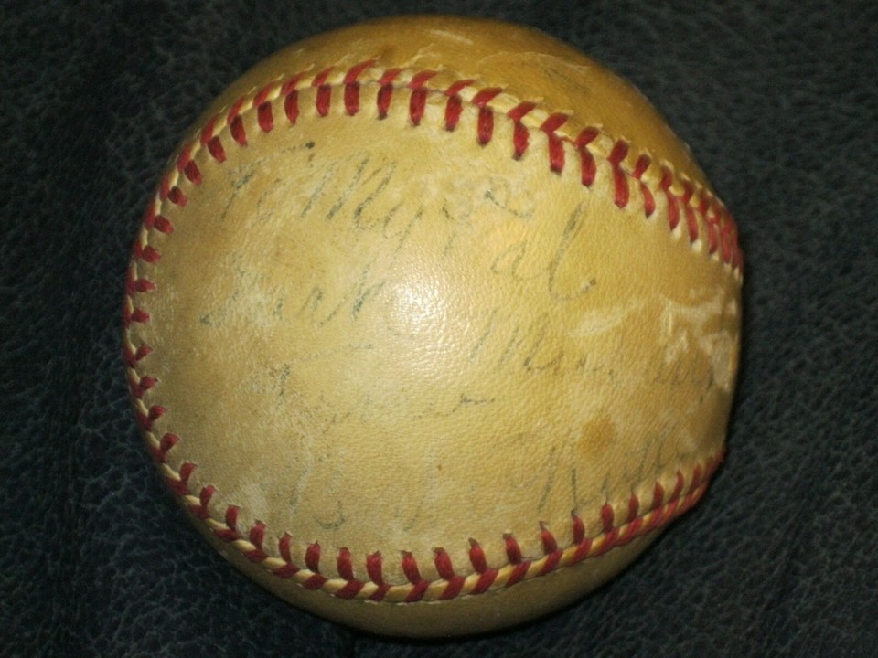 AUTHENTIC Babe Ruth Signed Baseball PSA Full Letter Certified Rare ...