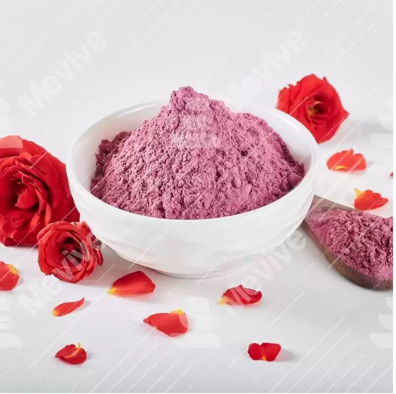 Natural Pure Rose Petals Powder For Soft,Glowing & Shiny, Deep ...