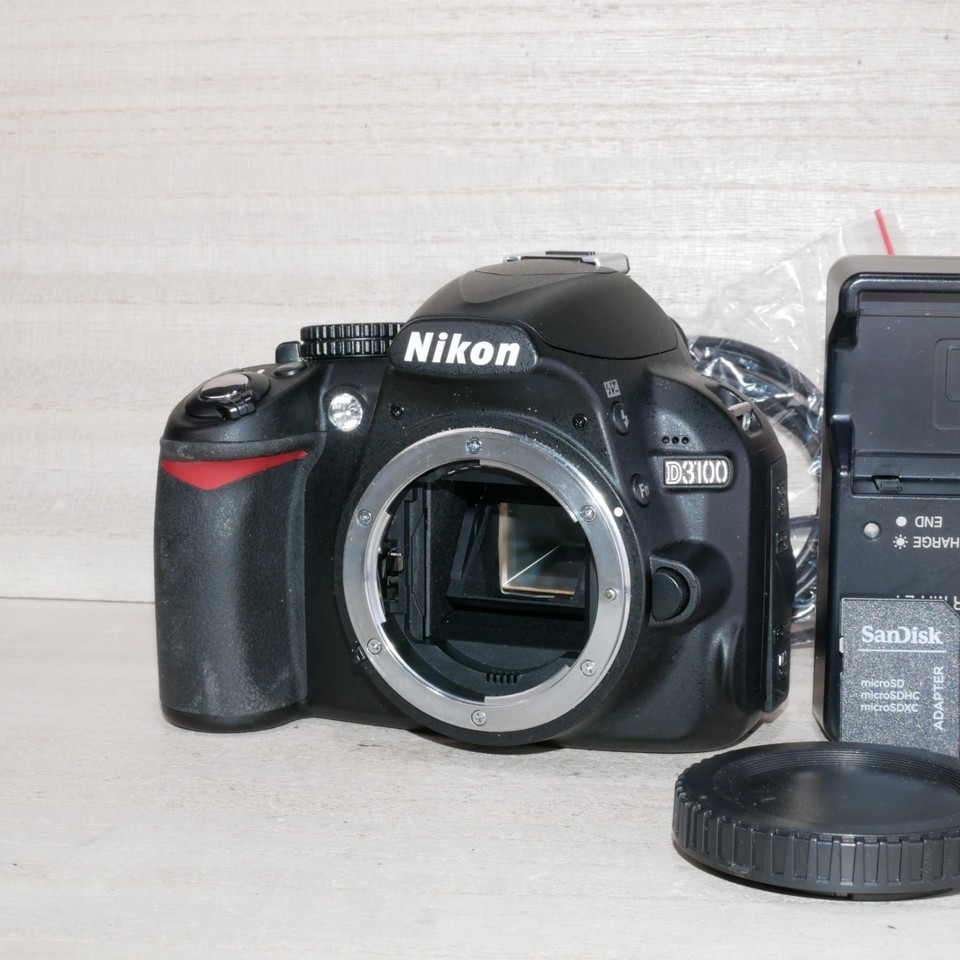 Nikon D3100 14.2MP DSLR Camera Body *GOOD* SHUTTER 2,546 18208919529| eBay