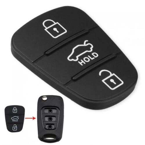 New And High Quality Button Rubber Pad Insert 3 Buttons Fit For Hyundai ...