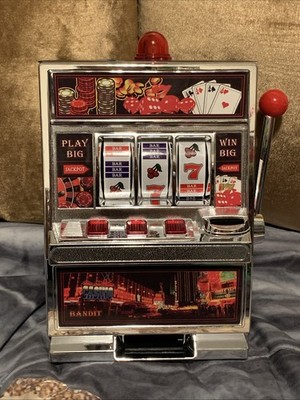 CASINO Night Jumbo Slot Machine Savings Bank: Home Decor Entertainment ...