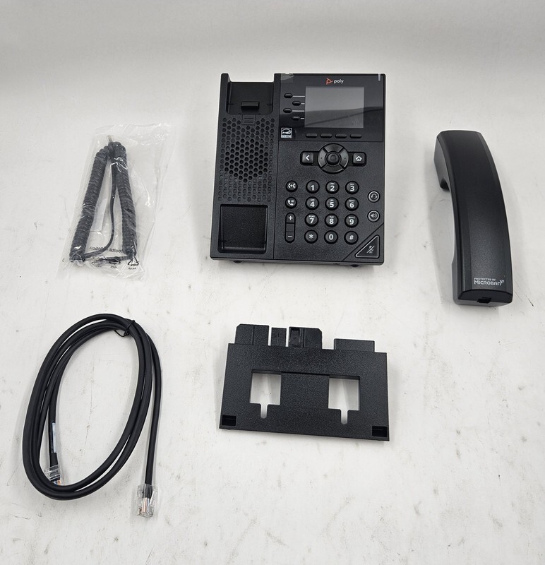 LOT OF 10 POLYCOM VVX 250 POE VOIP IP 4 LINE DESKTOP BUSINESS DISPLAY ...