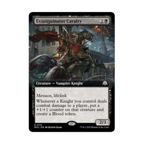 WOTC Commander: March of the Machin Exsanguinator Cavalry (Extended Art ...