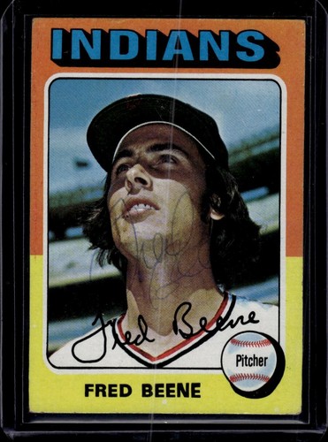 1975 Topps #181 Autographed Fred Beene Trading Card | eBay