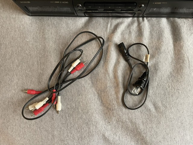 1x Technics Rs-tr180 Dual Stereo Cassette Deck 4-track for Parts ...