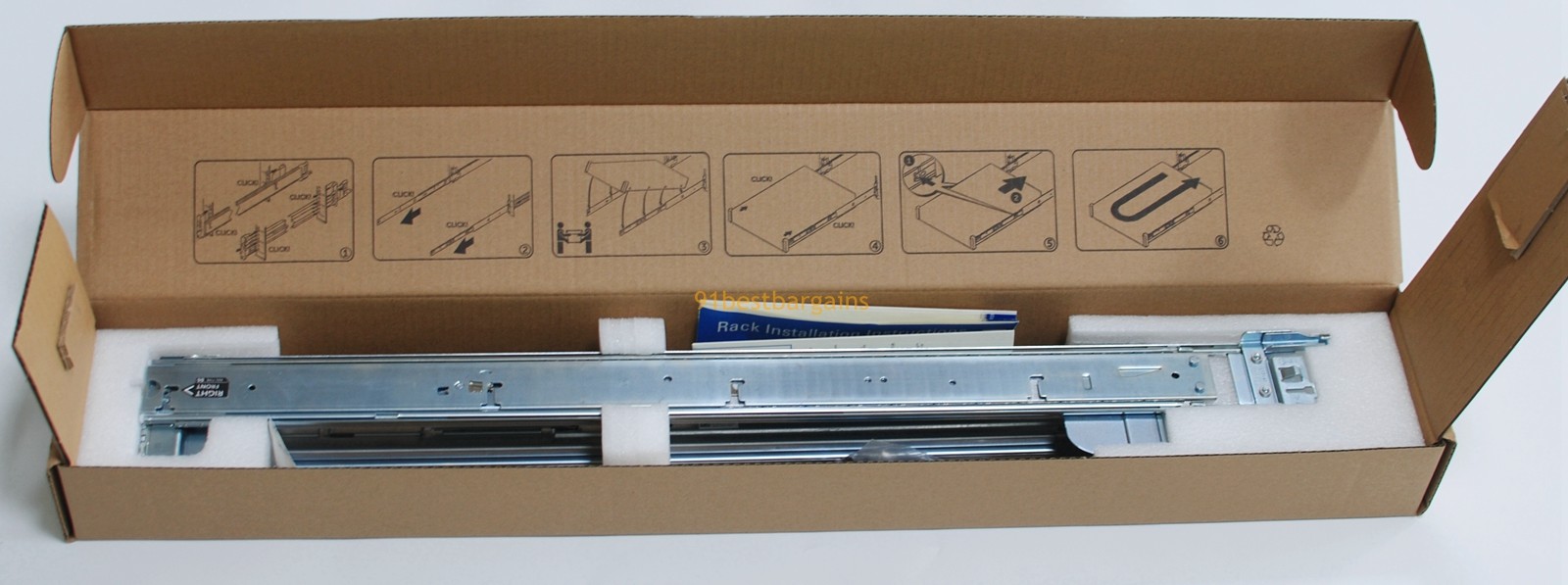 0H4X6X Sliding Ready Rails B6 2U For Dell R520 R530 R720 R720XD R730 ...