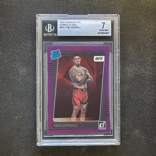2022 Donruss UFC Purple Flood #216 Tom Aspinall BGS 7 | eBay