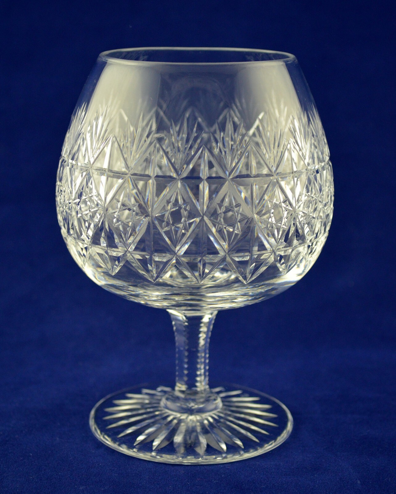 Thomas Webb Crystal "WELLINGTON" Brandy Glass - 13.9cms (5-1/2") Tall ...