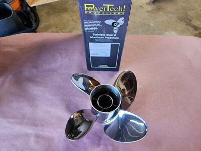 NEW 4 BLADE 15 1/4" X 19P POWERTECH OFS4 SS PROP, OFS4R19PCL200 CUSHION ...