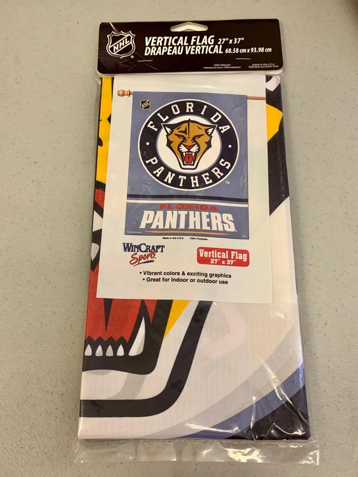 Florida Panthers 27"x37" Vertical Team Flag Wincraft Factory Sealed ...