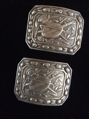 Pair of French Silver Shoe Buckles | eBay