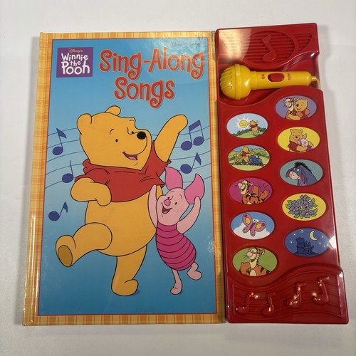Vintage 2000 Winnie The Pooh Sing Along Songs Play-A-Sound Hardback ...