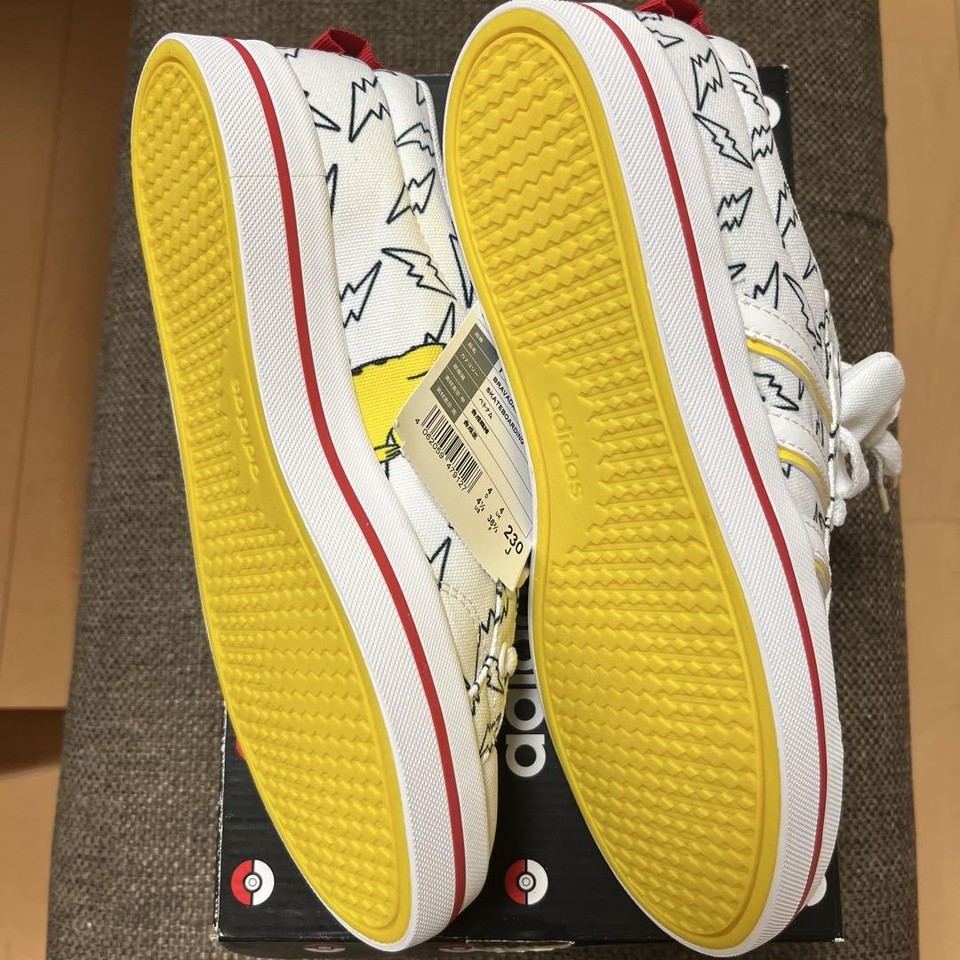 Pokémon sneakers shoes adidas Pikachu collab US size 6 New with tag | eBay