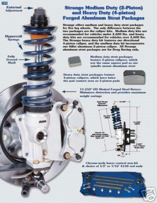 Strange Aluminum Strut's Only One Pair S3502S Front | Pair | PSS-100 ...