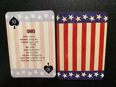 Swap Playing Cards OHIO Fun State Facts 2007 | eBay