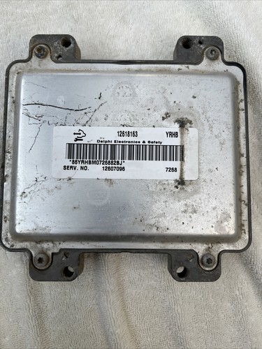 2008 CHEVY TRAILBLAZER 4.2 ENGINE CONTROL MODULE/ECU/ECM/PCM 12618163 ...
