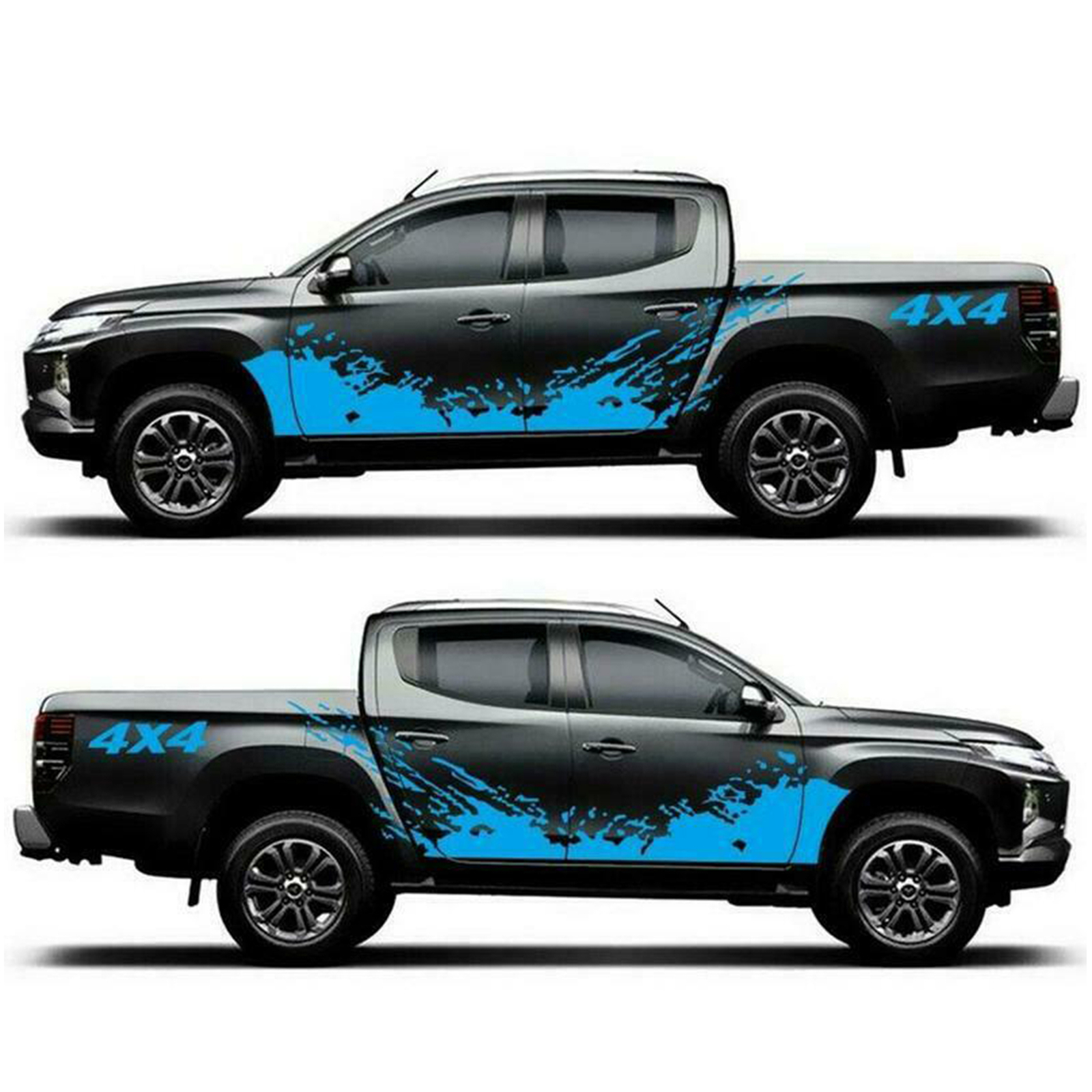 2Pc Car Splash Decal 4X4 Truck Off Road Graphics Truck Body Vinyl ...