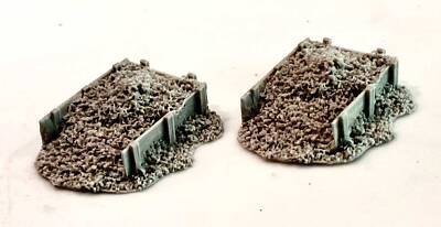 Bar Mills Scale Model Works 1006 N Scale Coal Bins (2 Pack Unpainted ...