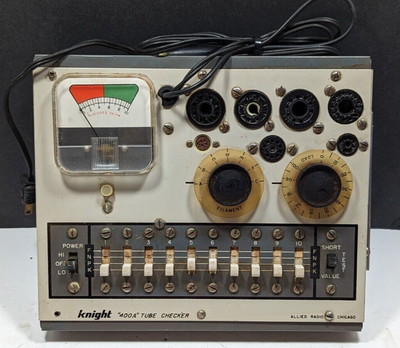 Tube Testers - Vintage Knight Tube Tester