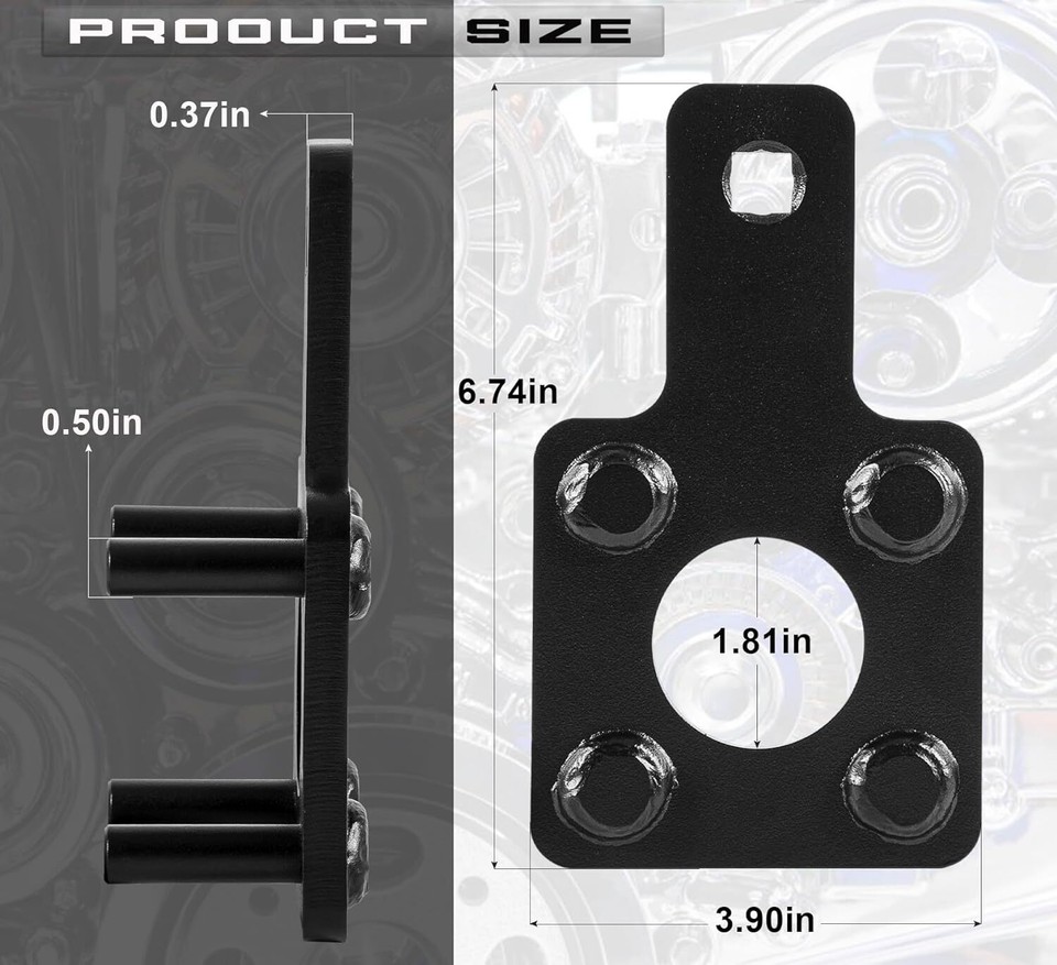 for Crankshaft Vibration Harmonic Damper Holder Tool 10198A for 3.6L 3 ...