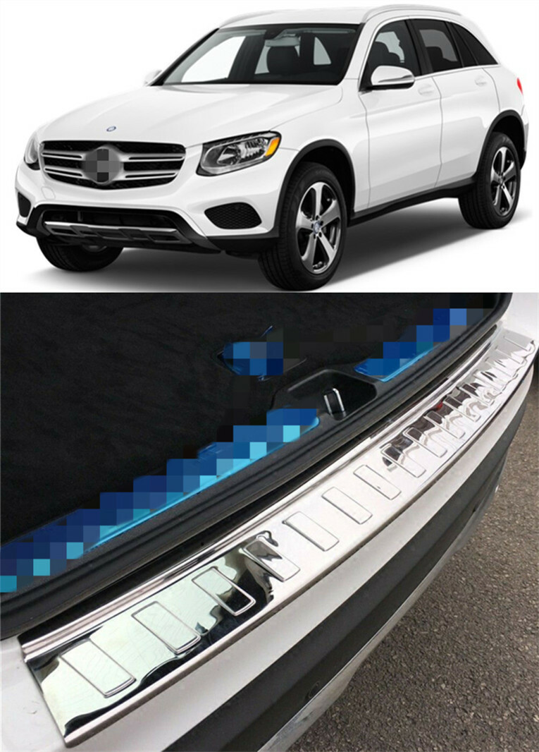 OE Chrome Rear Bumper Guard Sill Cover Protector For 2016-2022 Mercedes ...