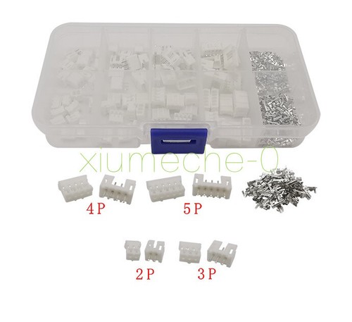 230PCS PH2.0 2.0mm 2Pin 3Pin 4Pin 5Pin Pitch Terminal Socket Kit JST ...