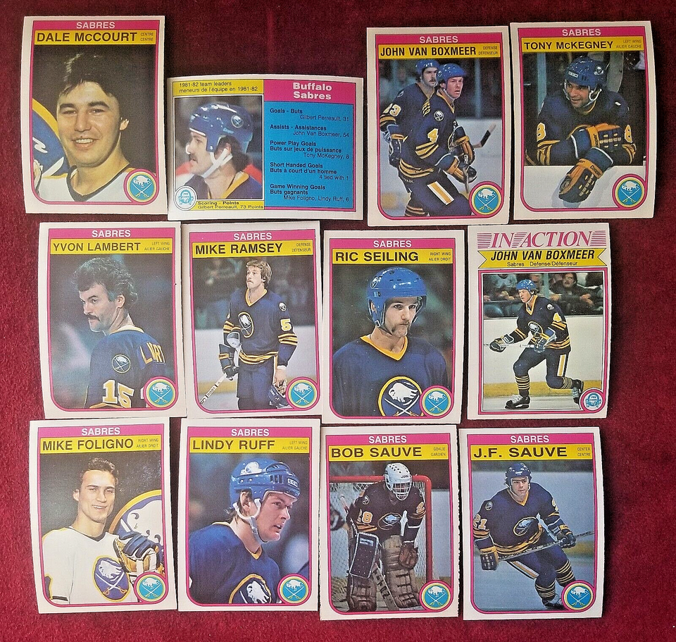 1981-1982-1983-1984-95 OPC O-Pee-Chee Team Lot / Set FLYERS BRUINS ...