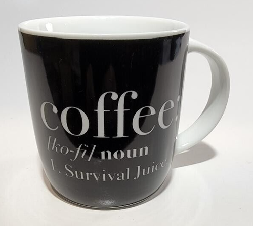 GENERIC " COFFEE SURVIVAL JUICE " CERAMIC COFFEE CUP MUG 370ml | eBay