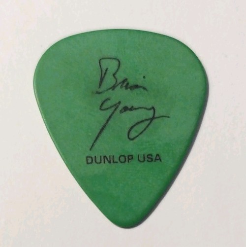 Brian Young David Lee Roth Drummer Signature Guitar Pick. | eBay