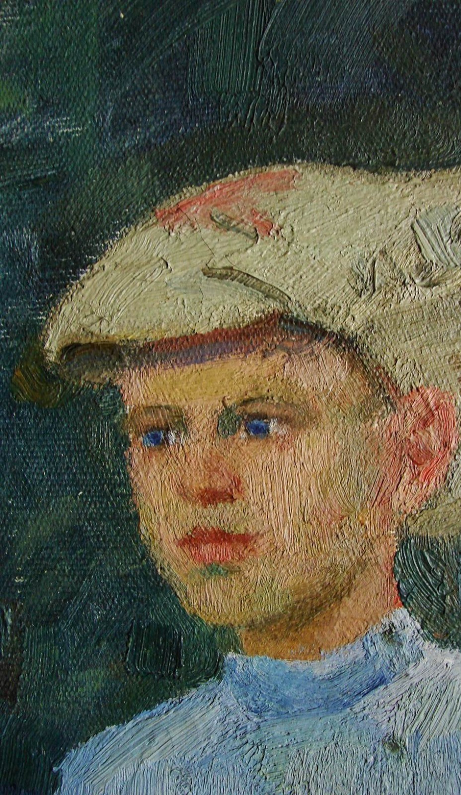 Ukrainian Soviet Oil Painting Lenin children Portrait realism boy girl ...