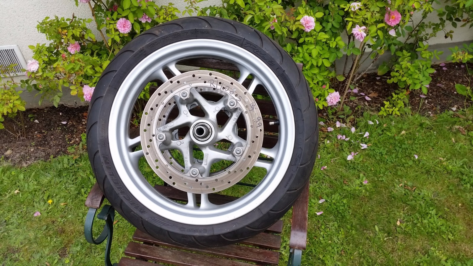 BMW R1150 R1100 S R K1200 RS GT Vorderrad front-wheel MTH2 3.50x17 120/ ...