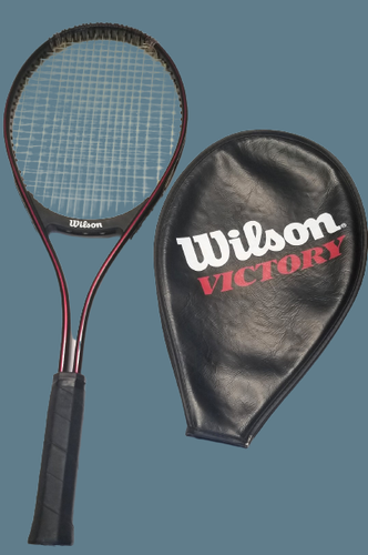 Vintage Wilson Victory aluminum racquet,4 5/8, with cover, excellent ...
