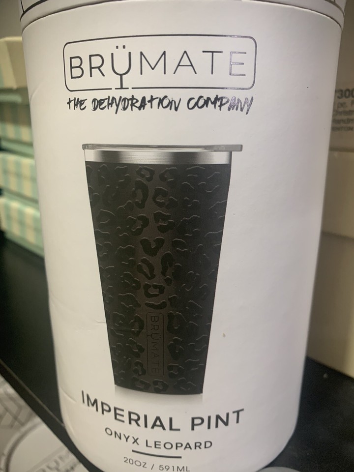 Brumate Imperial Pint Black Onyx Leopard 20 Oz BRAND NEW! RETIRED ...
