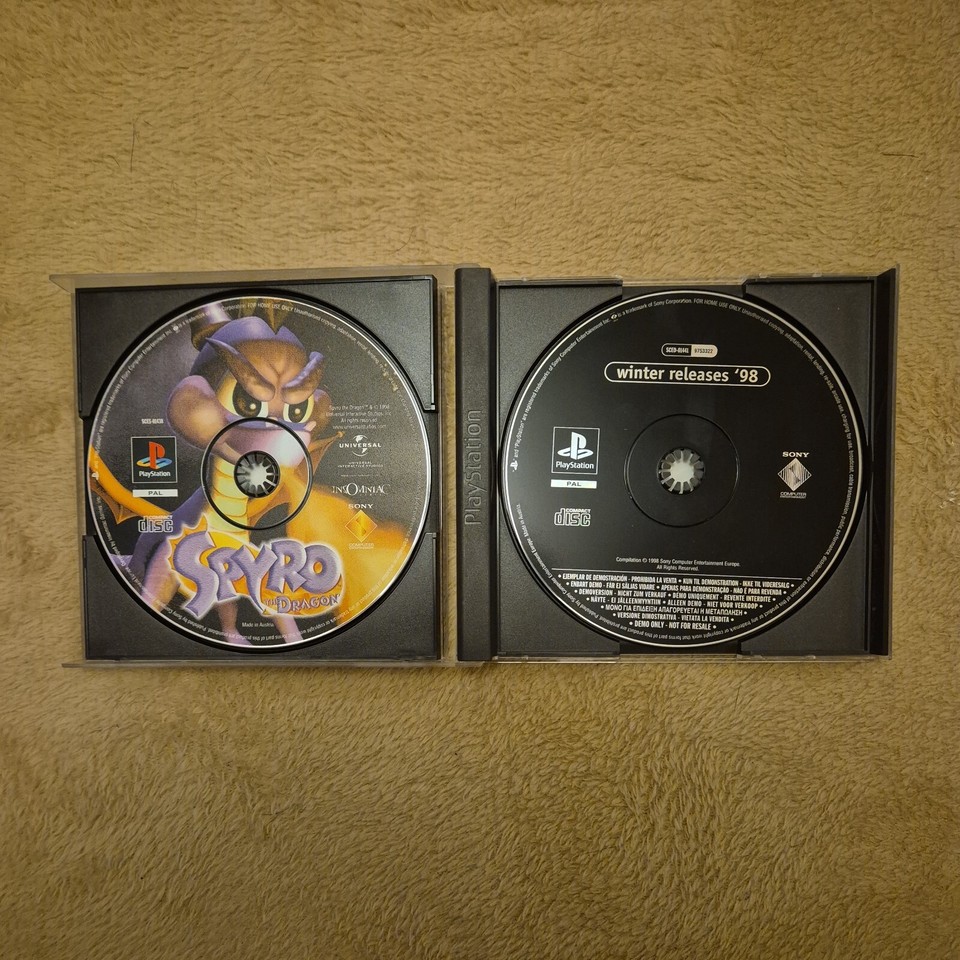 SPYRO THE DRAGON Inc. WINTER RELEASES '98 DEMO DISC (NO MANUAL) - SONY ...