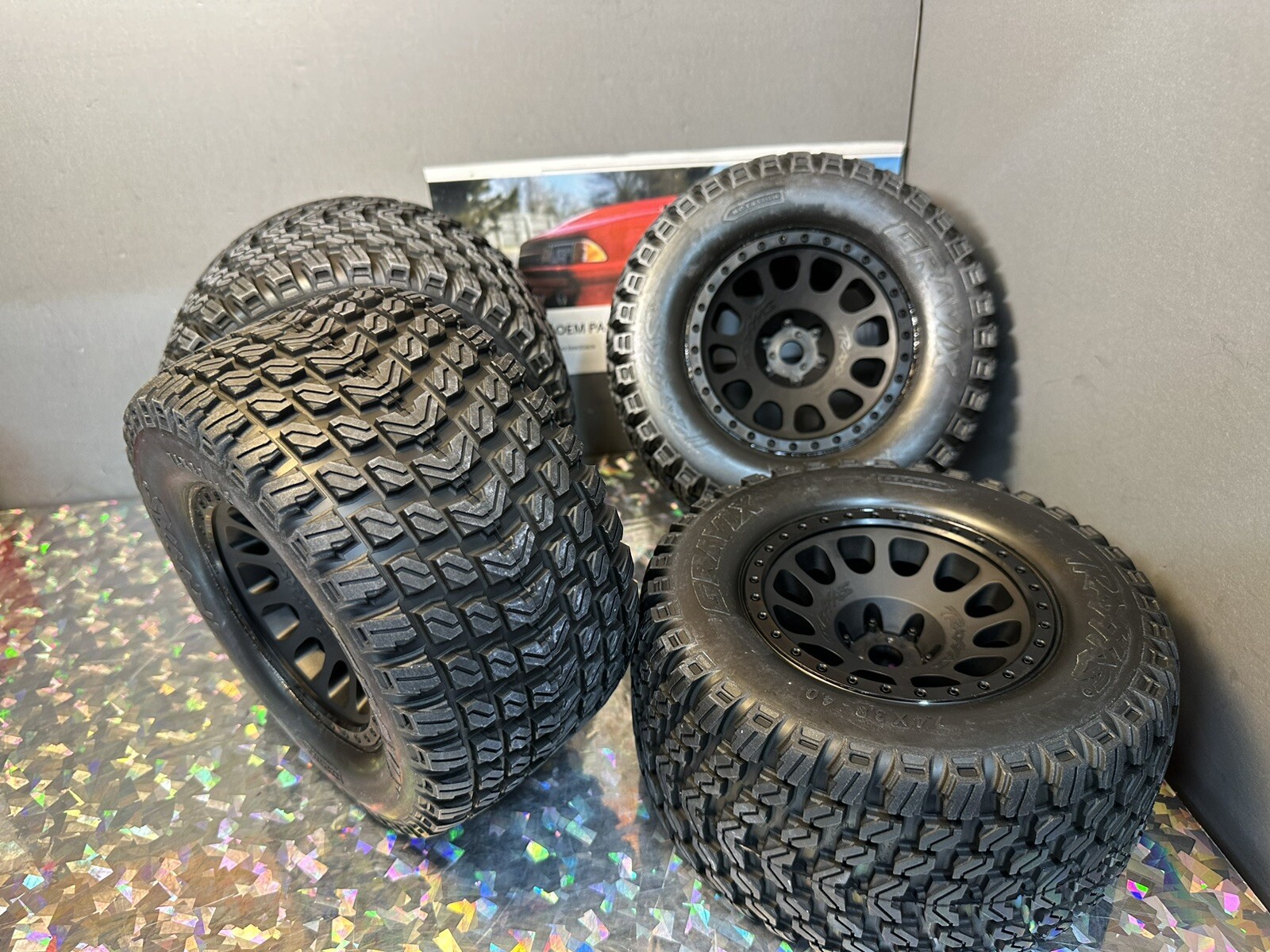 Fits Traxxas XRT 78086-4 Wheels & GRAVIX Tires 8s Factory Glued ...