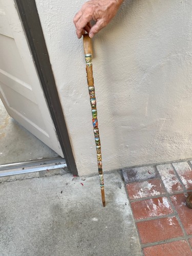 German/Austrian WANDERSTOCK Hiking Stick Walking Cane with 27 medals | eBay