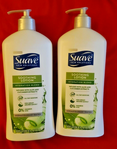 2 PACK SUAVE ALOE SOOTHING LOTION SOOTHES & REFRESHES DRY SKIN | eBay