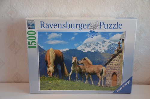 Ravensburger Haflinger Horses Puzzle 1500 Pieces #163519 New Sealed ...