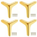 4Pcs Triangle Furniture Legs Modern Metal Legs for Cabinet Cupboard ...