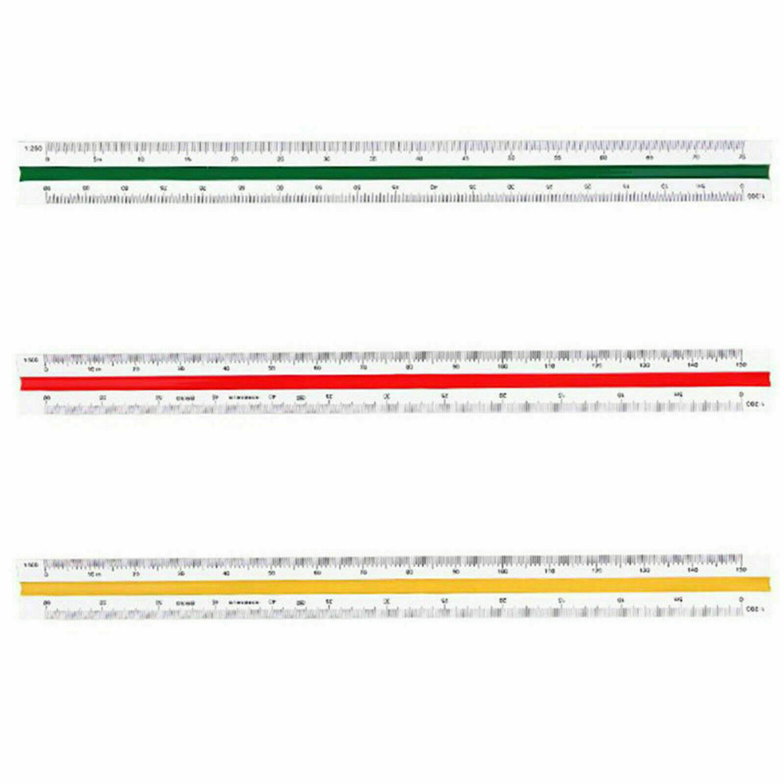 Triangular Scale Ruler 30CM 6 Scales Metric For Professional Engineer ...