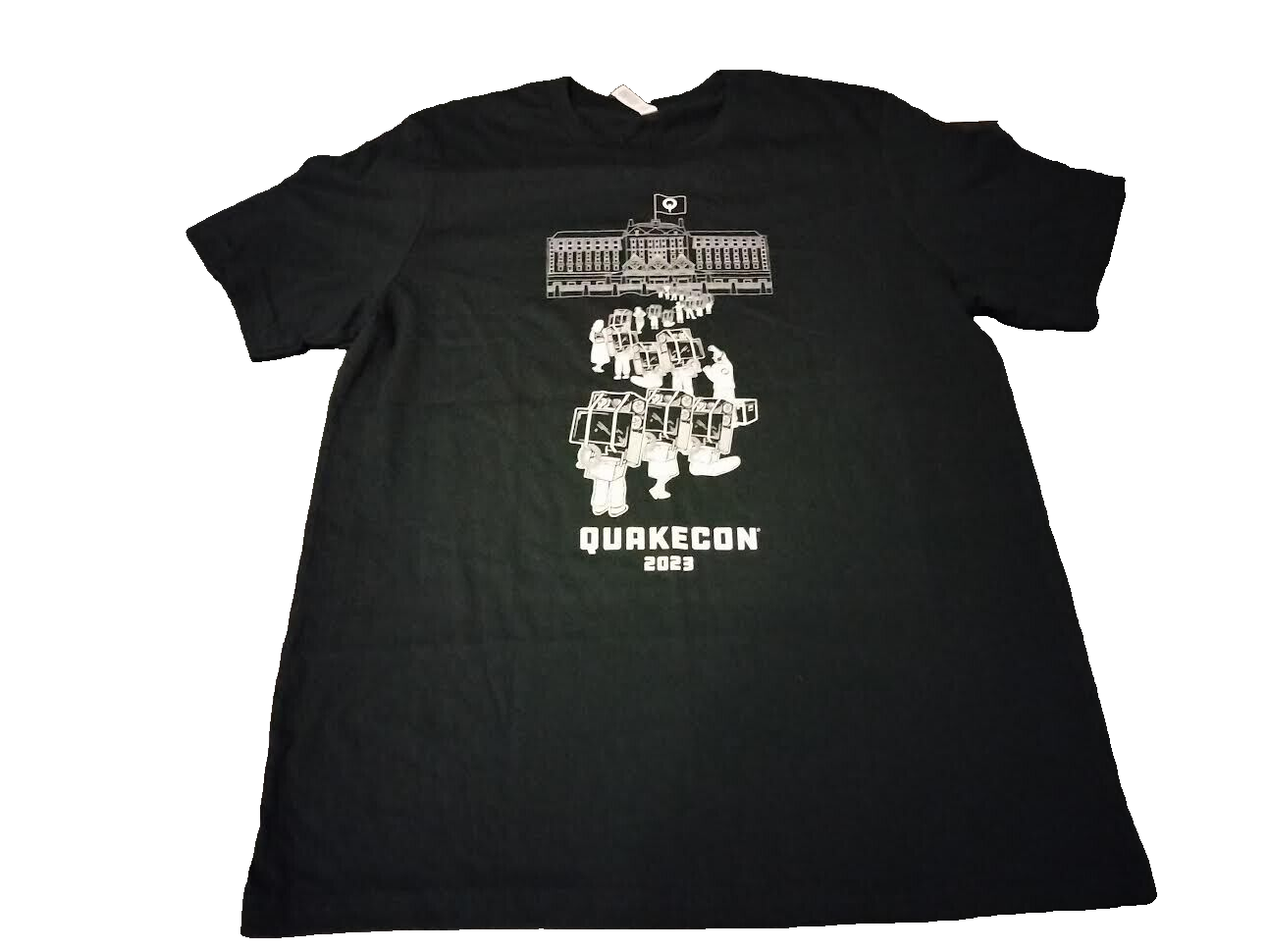 New XL Black Quakecon 2023 T-Shirt BYOC LAN AMD | eBay