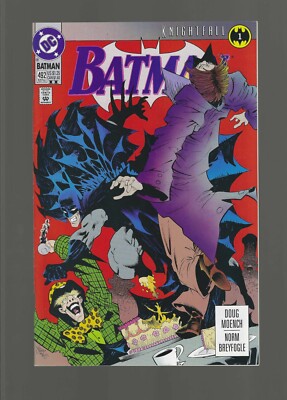 Batman #492 2nd Print (May 1993, DC) Knightfall Part 1 Mint 9.6 ...