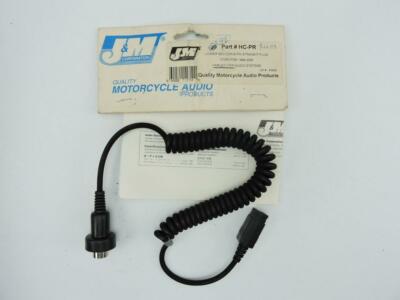 New J&M 8 Pin Straight Plug for Harley 7 Pin Audio Systems Cord 10054rs ...