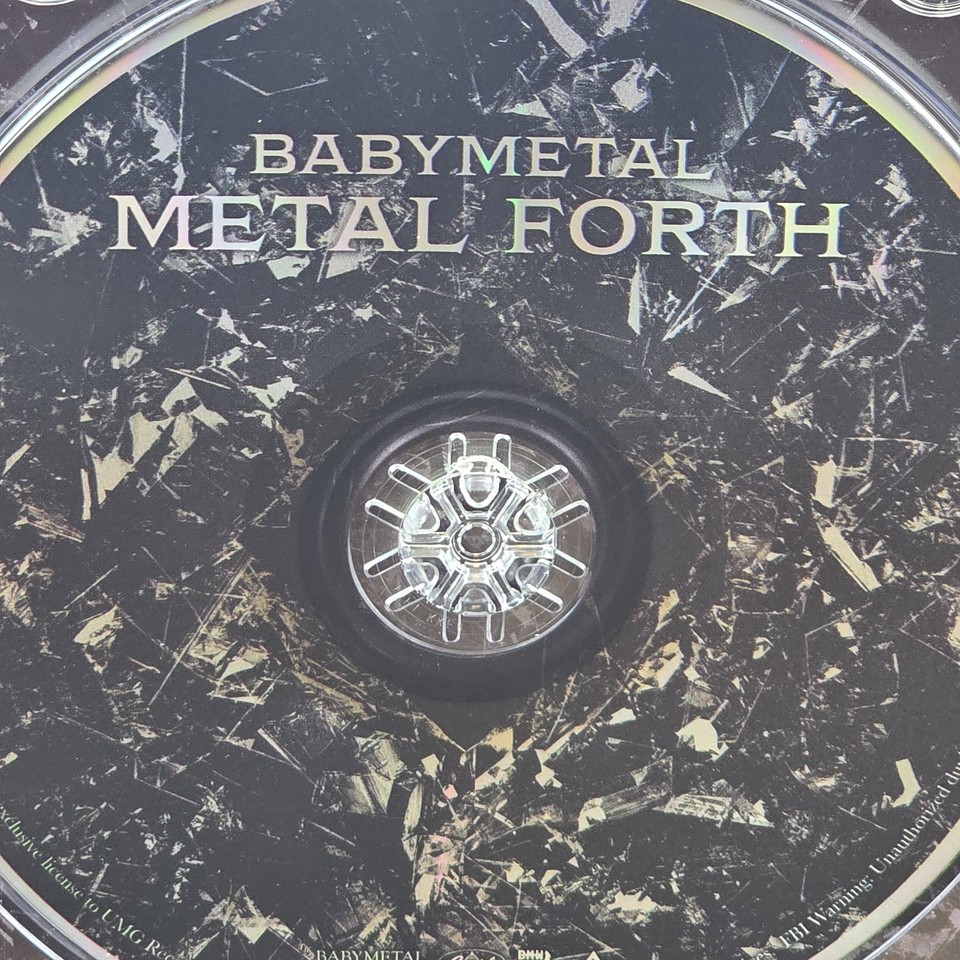 BABYMETAL Metal Forth ALL MEMBERS CD w SIGNED Autographed Card Insert ...