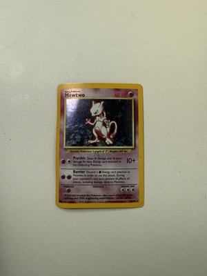 Mewtwo #10/130 Base Set Holo Rare Vintage Pokemon Card | eBay