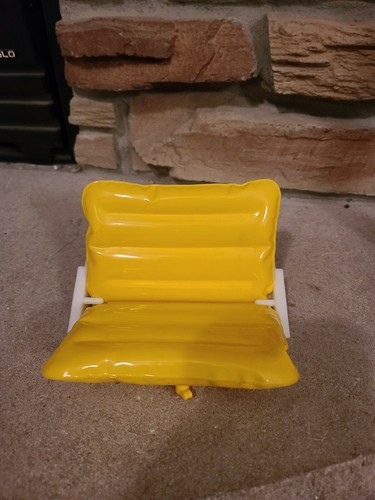 Vintage BARBIE Inflatable Blow Up pool lounge chair Furniture | eBay