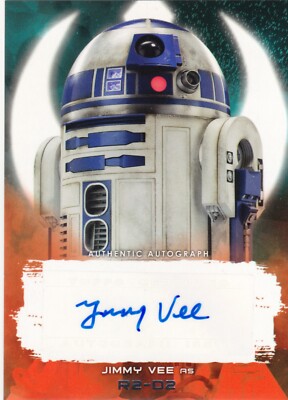 2017 Star Wars The Last Jedi Auto Red Jimmy Vee as R2-D2 07/99 | eBay