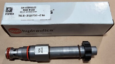 2-way, direct-acting, solenoid-operated poppet valve, SUN HYDRAULICS # ...