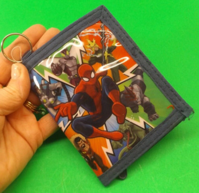 Ultimate Spider-Man Bi-Fold Wallet Keychain Marvel Comics | eBay