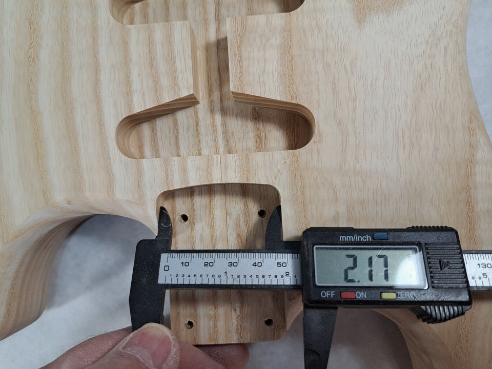 Ash SSS Hardtail guitar body - fits Fender Strat Stratocaster necks ...